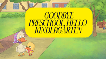 Goodbye Preschool, Hello Kindergarten Book – Sonicaellis