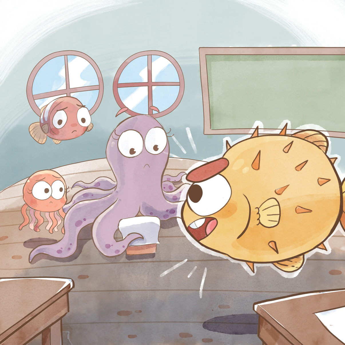 The Angry Fish: A Children's Book About Managing Anger – Sonicaellis