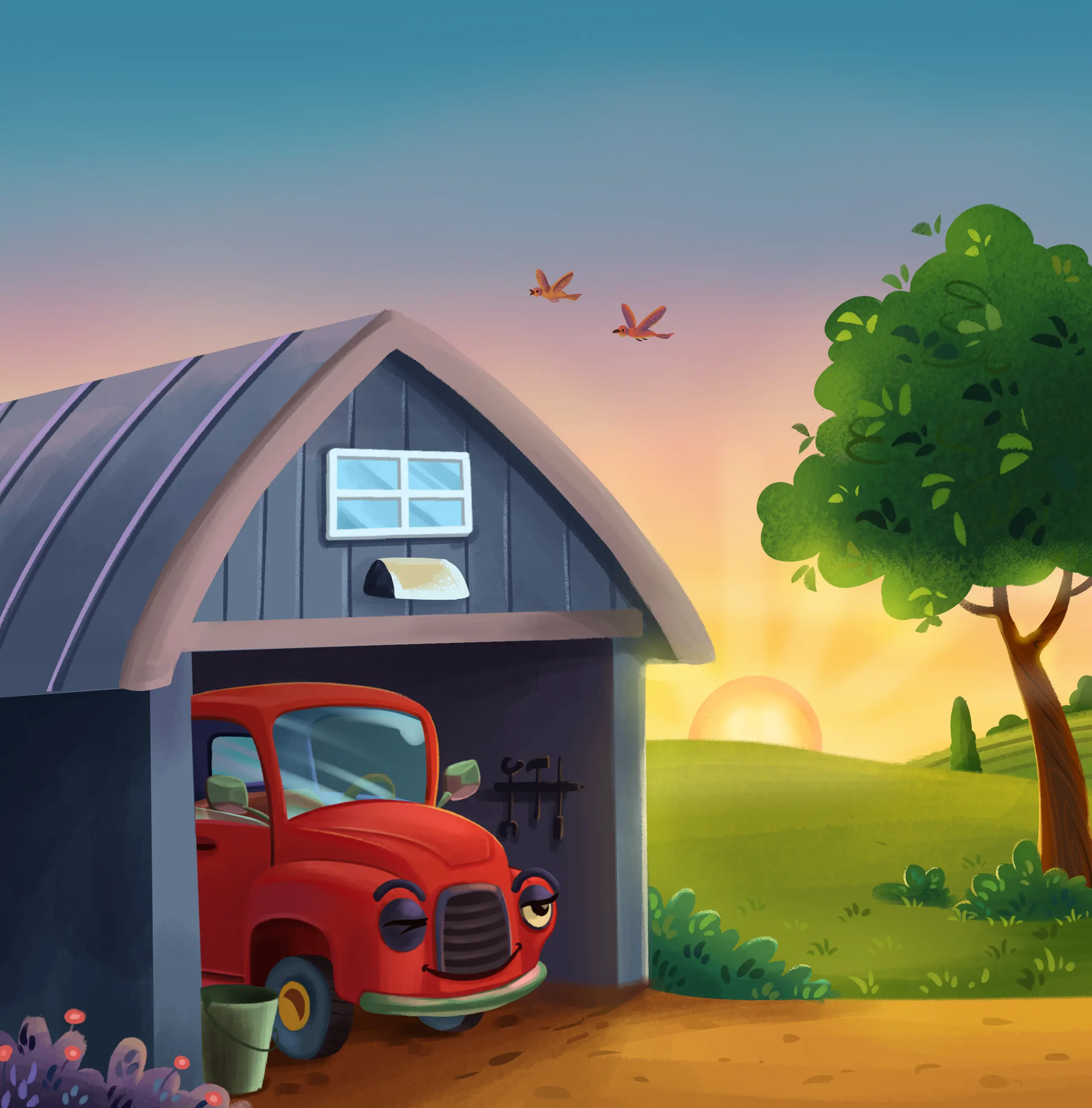The Little Red Pickup Truck: A Children's Book About Empathy, Kindness ...