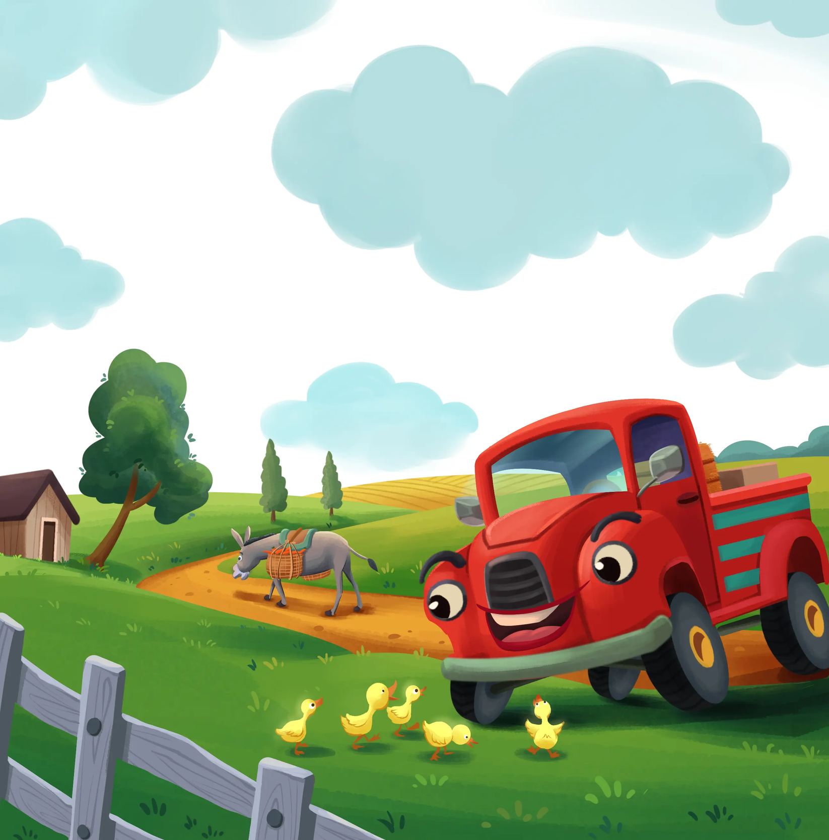The Little Red Pickup Truck: A Children's Book About Empathy, Kindness ...