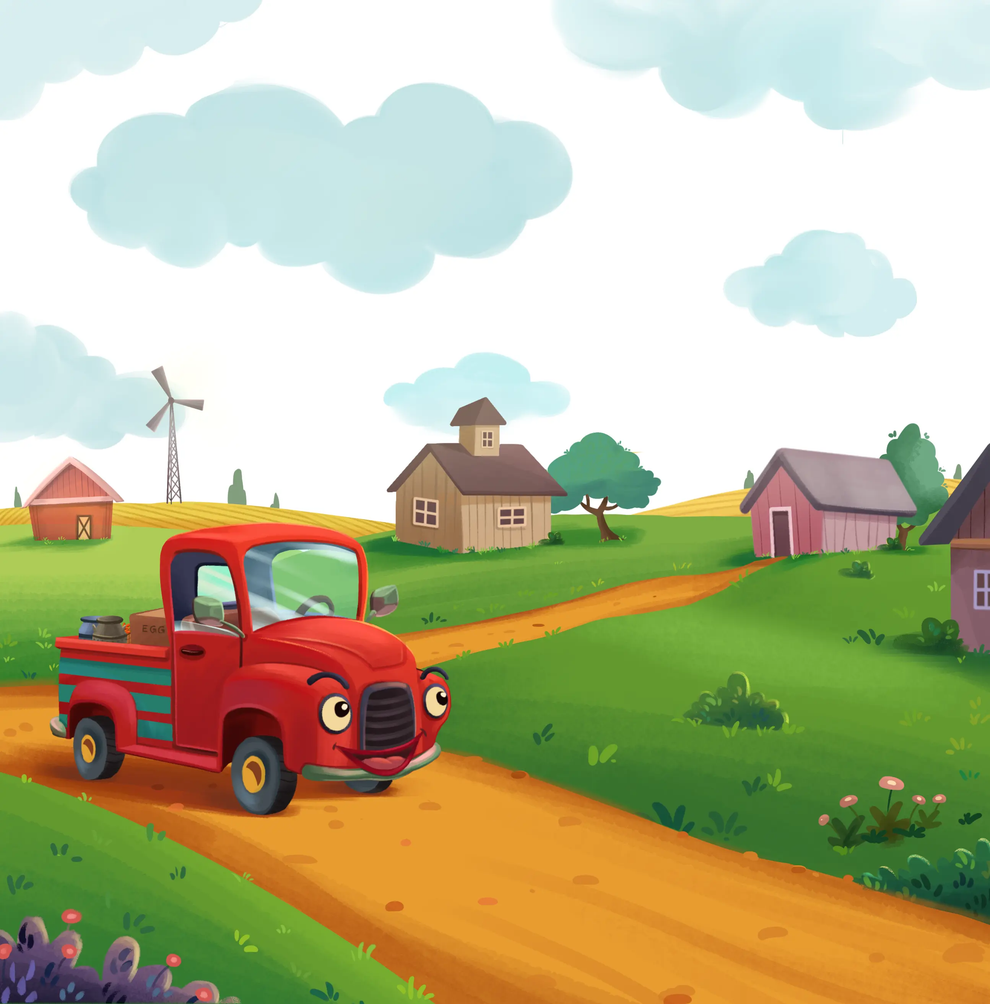 The Little Red Pickup Truck: A Children's Book About Empathy, Kindness ...